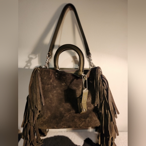 Coach | Bags | Coach 941 Rogue Bag With Fringe Plus Free Coach Dust Bag ...
